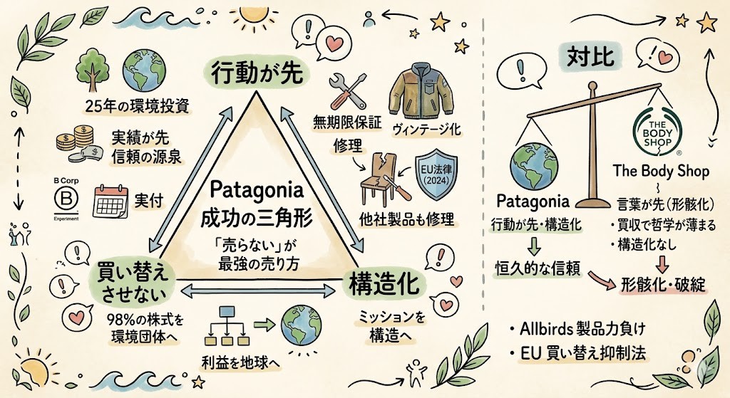 Patagonia、「買うな」と言って売上30%増の逆説 | ひろ🐼マーケストーリーレター